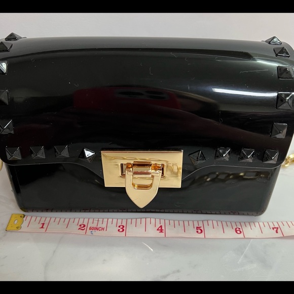 Deluxity Los Angelas | Bags | Nwt Deluxity La Black Jelly Crossbody ...